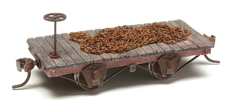 Boulder Valley Models 4-Wheel Pedestal Flat Cars